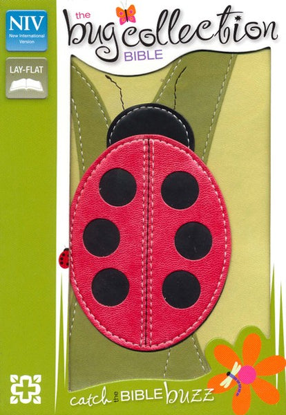 NIV Bug Collection Bible, Soft Leather-Look, Green with Ladybug Design ...